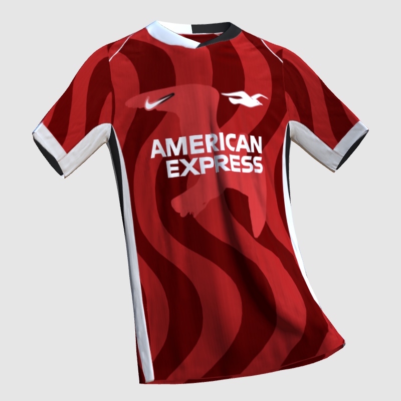 Brighton And Hove Albion Away Kit Concept 25/26 - FIFA Kit Creator Showcase