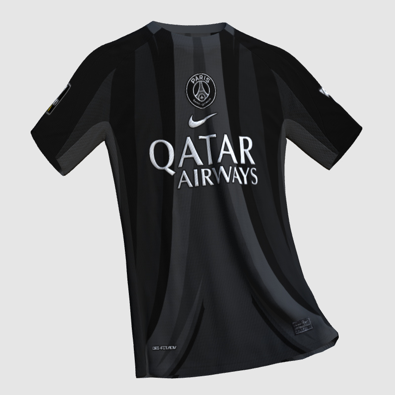 PSG 25/26 "Noir" Special Concept - FIFA Kit Creator Showcase