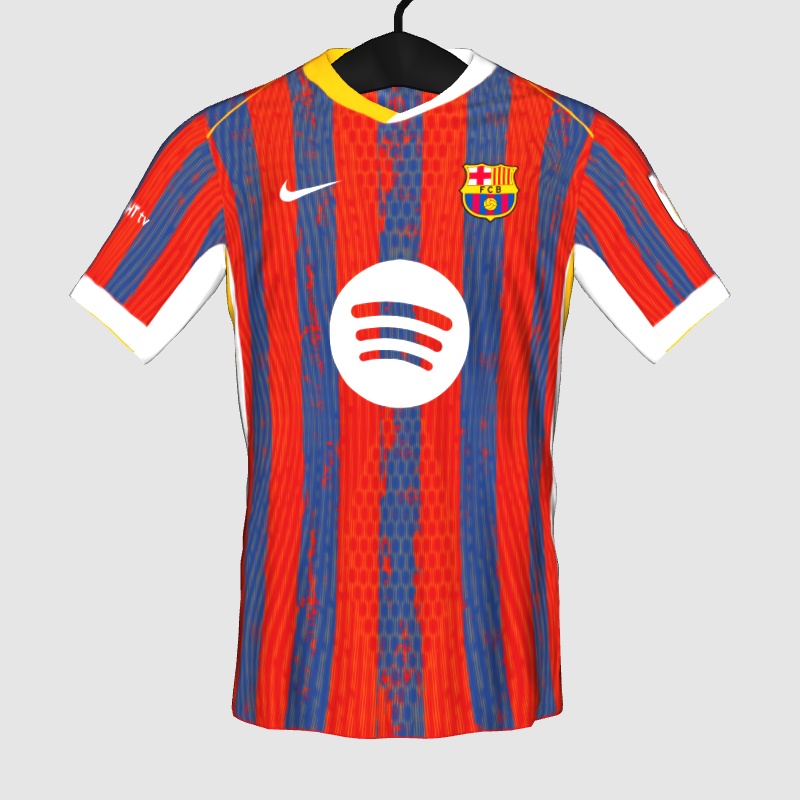 Fc Barcelona 2027 concept home shirt - FIFA Kit Creator Showcase