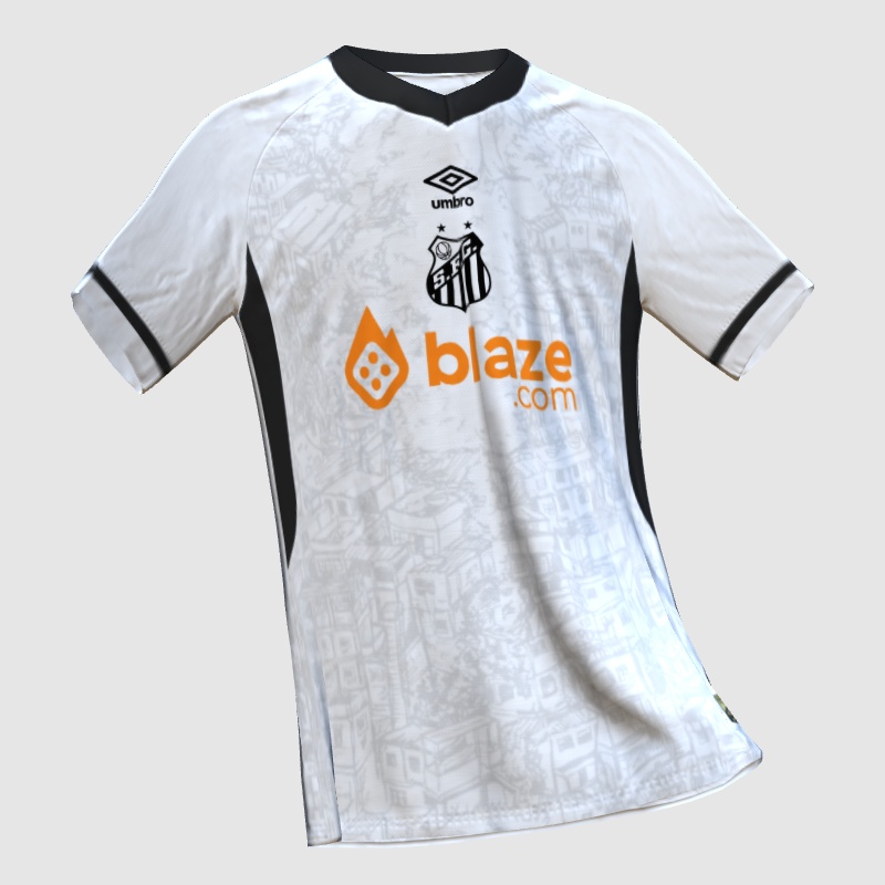 Santos FC 25/26 Home Kit - FIFA Kit Creator Showcase
