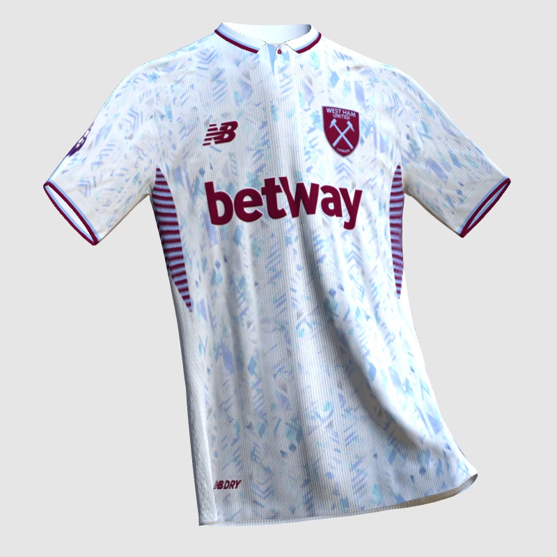 West Ham United 25-26 Away Kit Concept - FIFA Kit Creator Showcase