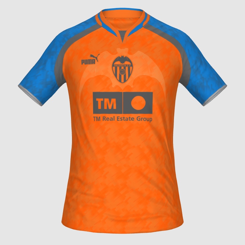 Valencia CF retro template fan kit - FIFA Kit Creator Showcase