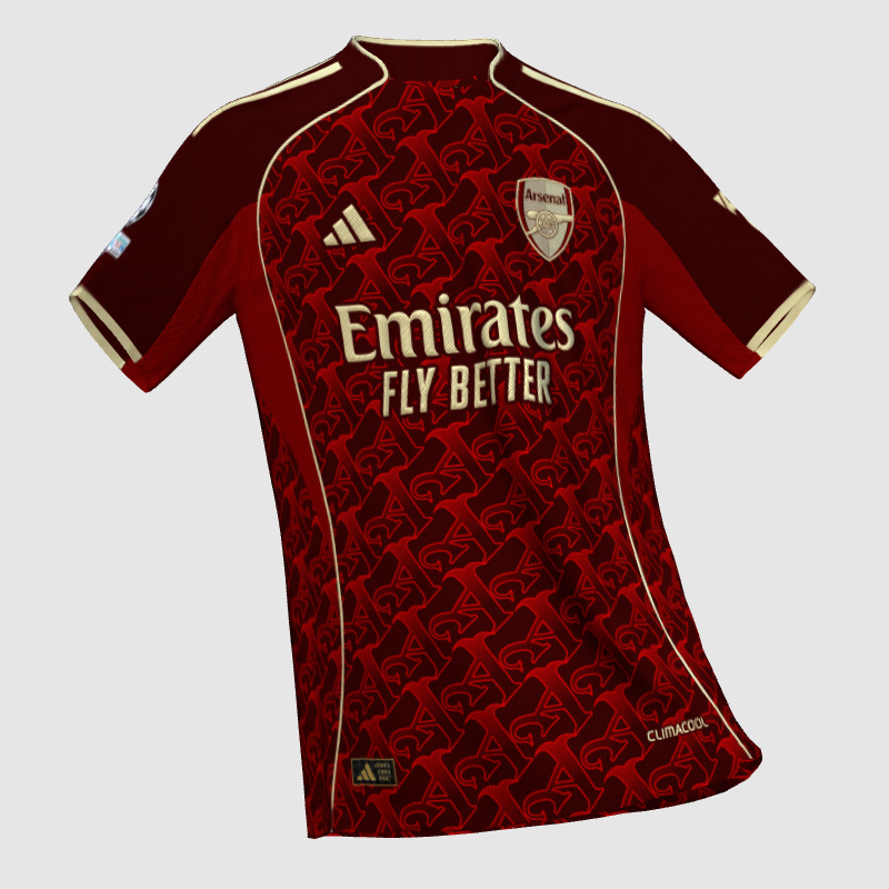 Arsenal UCL 25/26 Home Concept - FIFA Kit Creator Showcase
