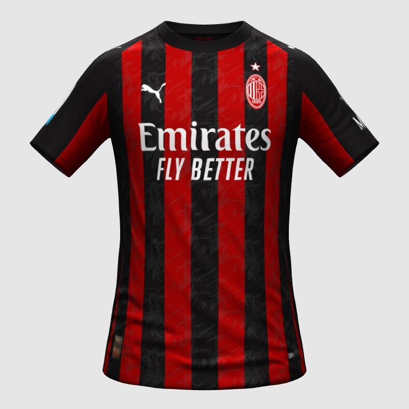 AC Milan x Puma home kit 2025/2026 - FIFA Kit Creator Showcase
