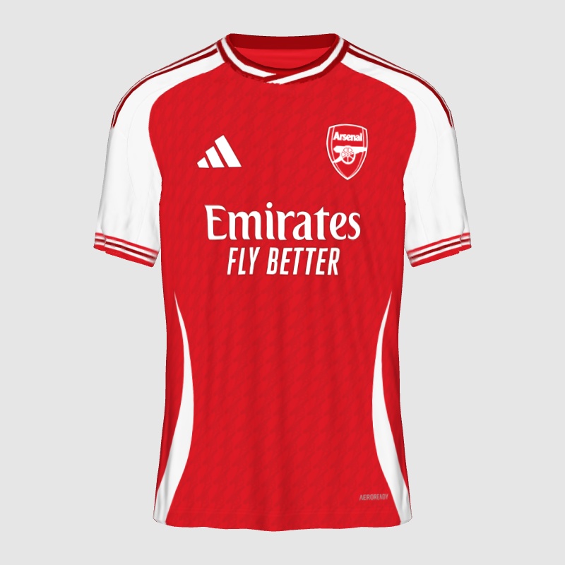 Arsenal 25-26 Home Kit - FIFA Kit Creator Showcase