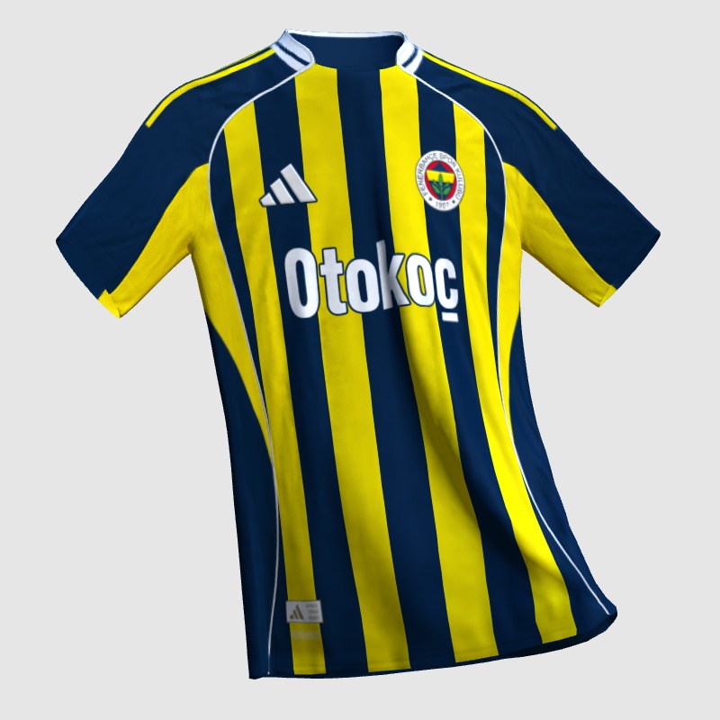 Fenerbahçe 25/26 Home - FIFA Kit Creator Showcase