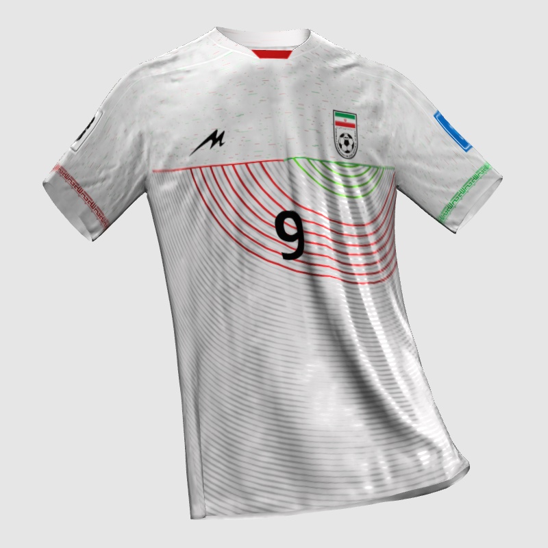 IR Iran FIFA World Cup 2026 Concept Home Kit - FIFA Kit Creator Showcase