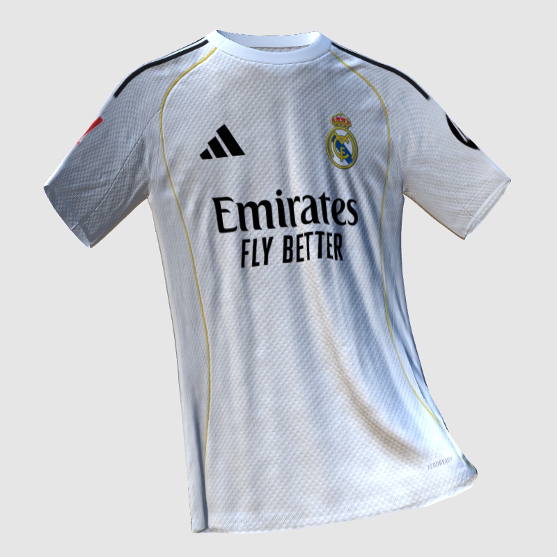 Real Madrid 25/26 Home Kit - FIFA Kit Creator Showcase