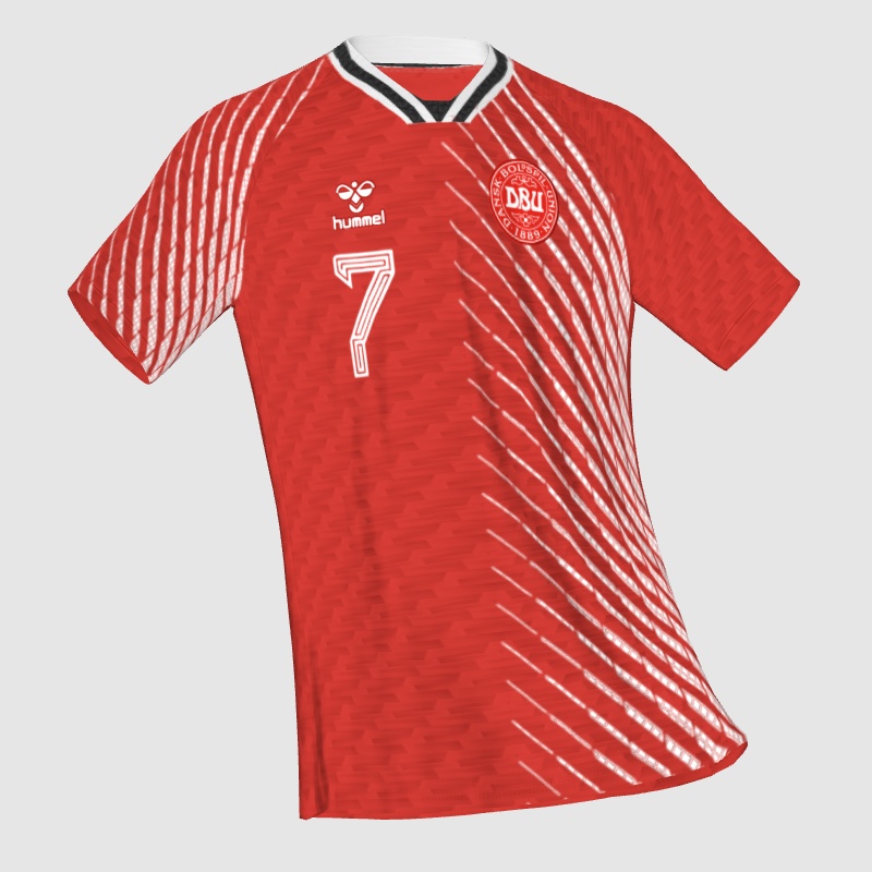 Denmark World Cup 2026 Home Concept - FIFA Kit Creator Showcase