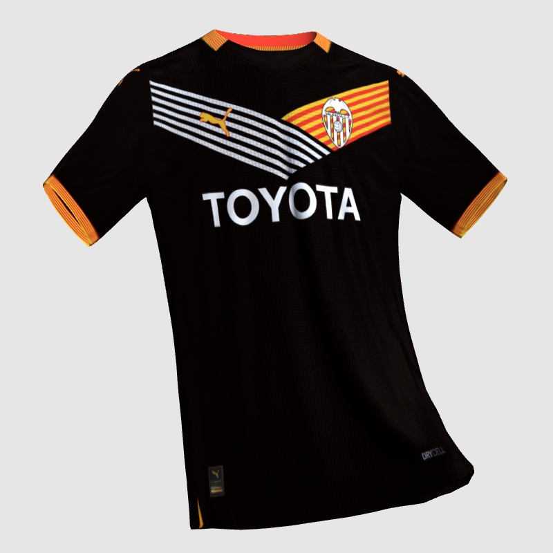 Valencia CF Concept Away Kit - FIFA Kit Creator Showcase