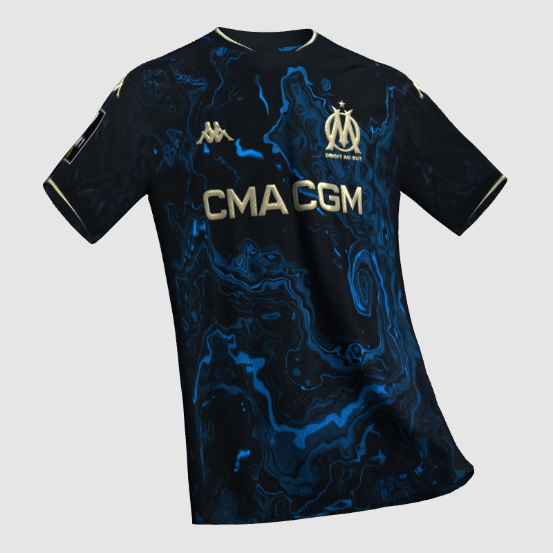 Olympique Marseille x Kappa Third Kit Concept - FIFA Kit Creator Showcase