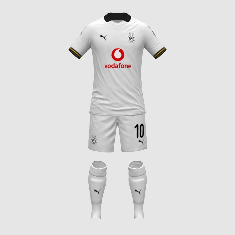 Borussia Dortmund CWC White Kit - FIFA Kit Creator Showcase