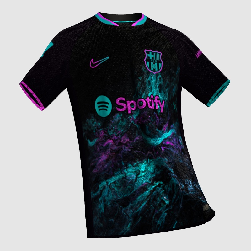 Barcelona Neon Concept - FIFA Kit Creator Showcase