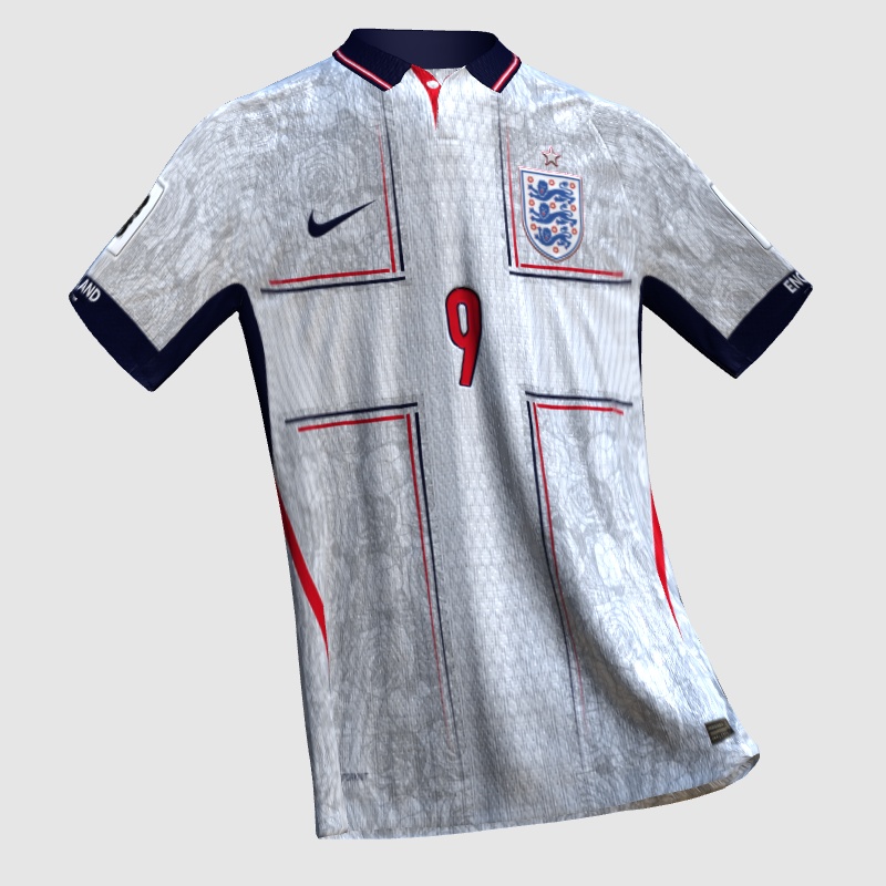 England 2026 Home Kit Concept - FIFA Kit Creator Showcase