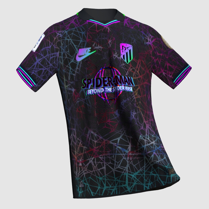 Atleti Spider verse CWC kit - FIFA Kit Creator Showcase