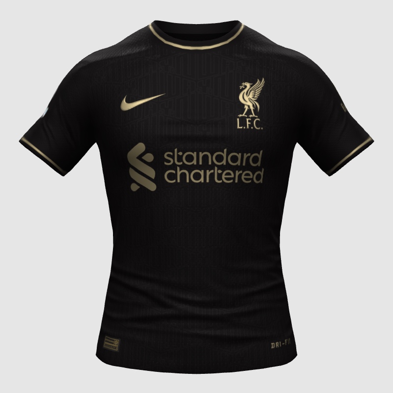 Liverpool Black ‘n Gold UCL Kit - FIFA Kit Creator Showcase