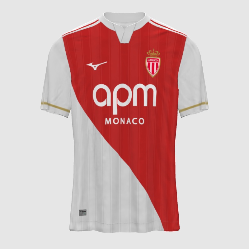 AS Monaco 25/26 Home Kit - FIFA Kit Creator Showcase