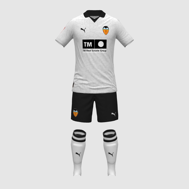 Valencia CF concept kit 2025-26 home - FIFA Kit Creator Showcase