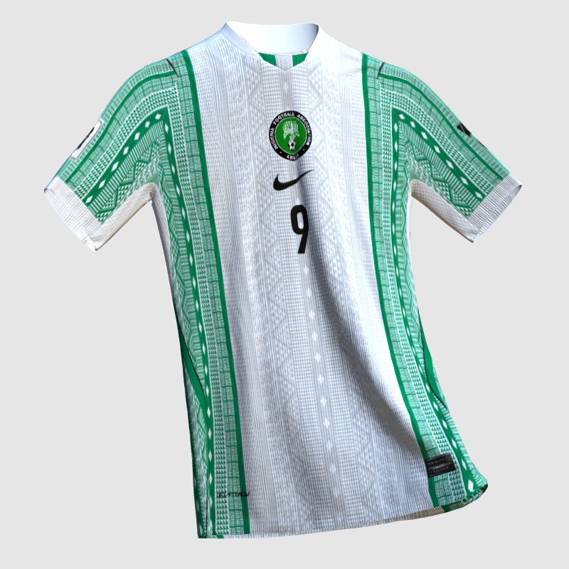 Nigeria 2026 World Cup Home Concept - FIFA Kit Creator Showcase