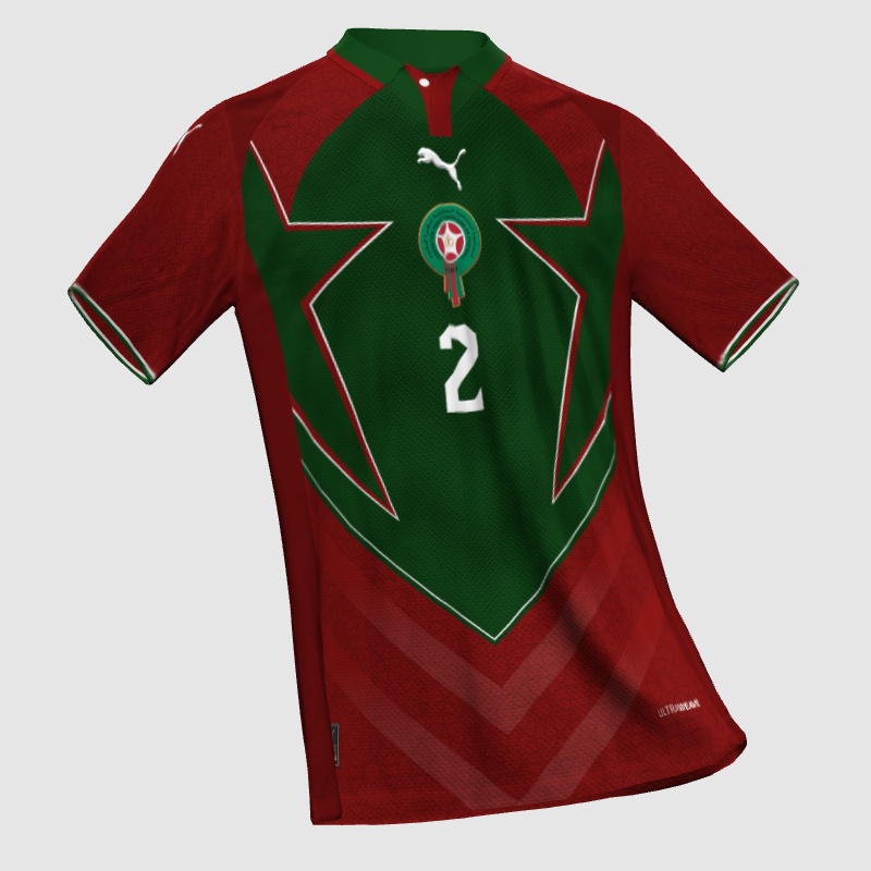 Morocco Home Kit Concept - FIFA Kit Creator Showcase