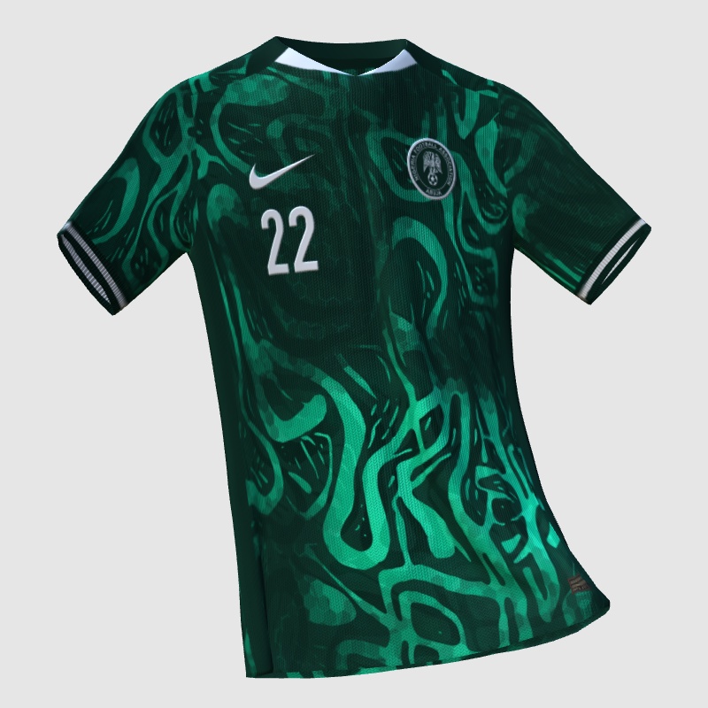 Nigeria 2026 away kit concept - FIFA Kit Creator Showcase