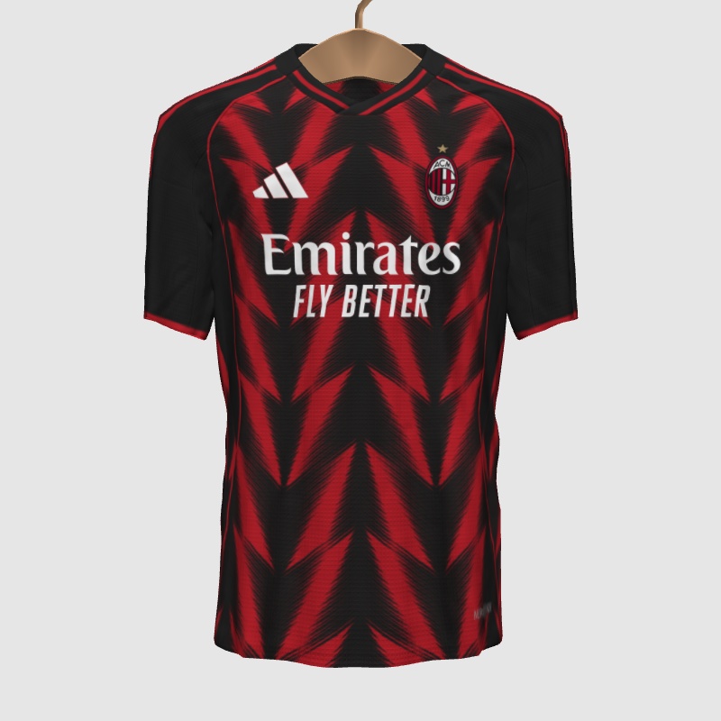 AC Milan x Adidas Home Concept v2 - FIFA Kit Creator Showcase