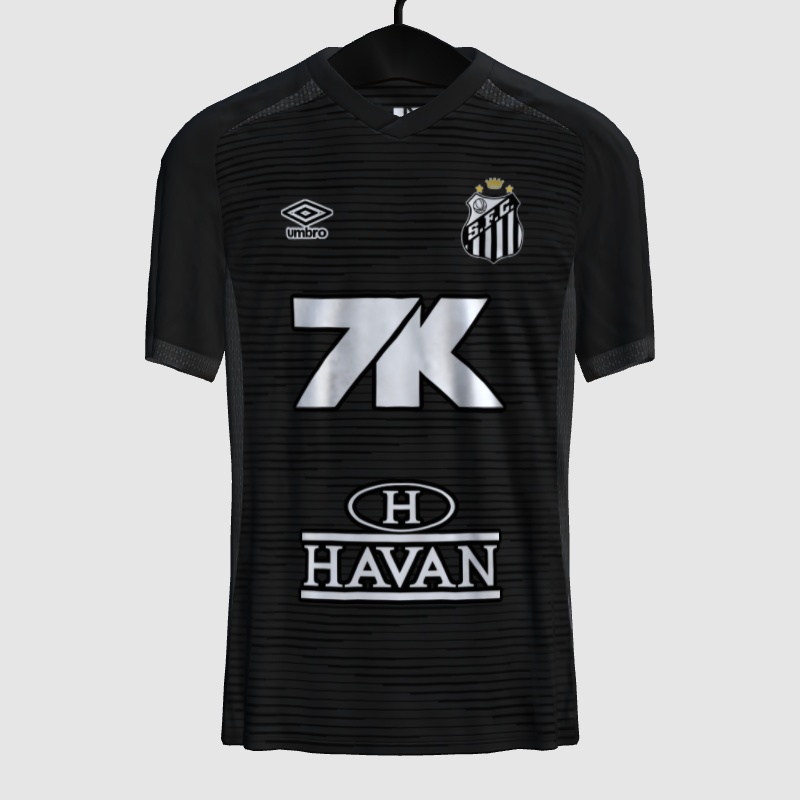 SANTOS FC KIT 2 BLACK - FIFA Kit Creator Showcase