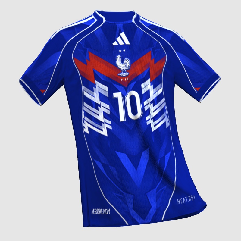 France X Adidas Home Kit Concept (Visionary) - FIFA Kit Creator Showcase