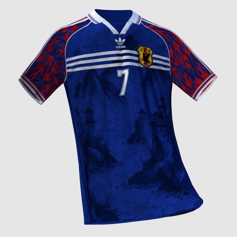 Japan X Adidas 1998 Inspired Retro Kit - FIFA Kit Creator Showcase