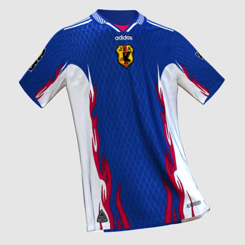 Japan 90s Home Kit Concept-V1-Comp - FIFA Kit Creator Showcase