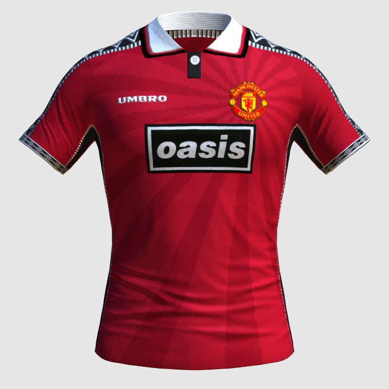 Manchester UTD X Oasis 90s vibe - FIFA Kit Creator Showcase