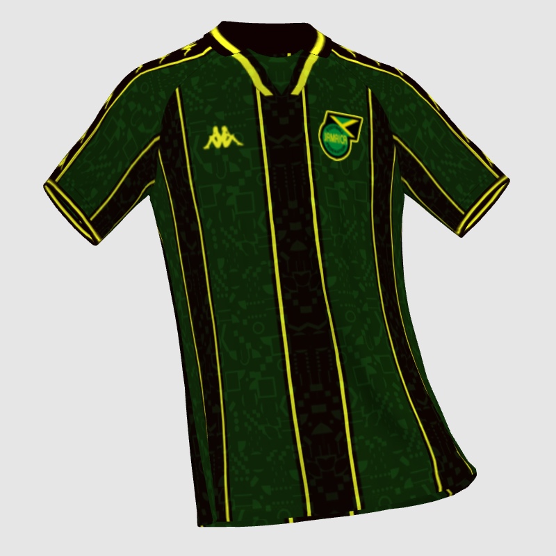Jamaica x Kappa home kit concept - FIFA Kit Creator Showcase