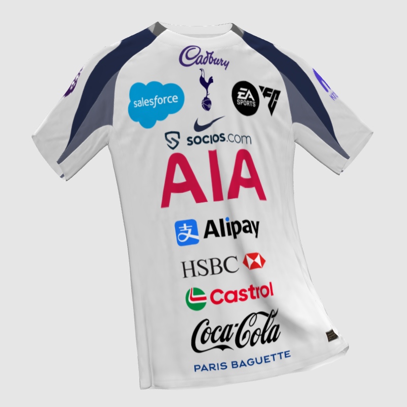 Tottenham home kit in the style of TSV Hartberg - FIFA Kit Creator Showcase