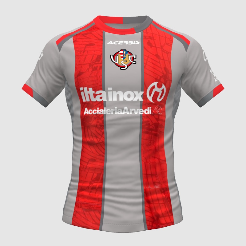 Cremonese Home 2025/26 - FIFA Kit Creator Showcase