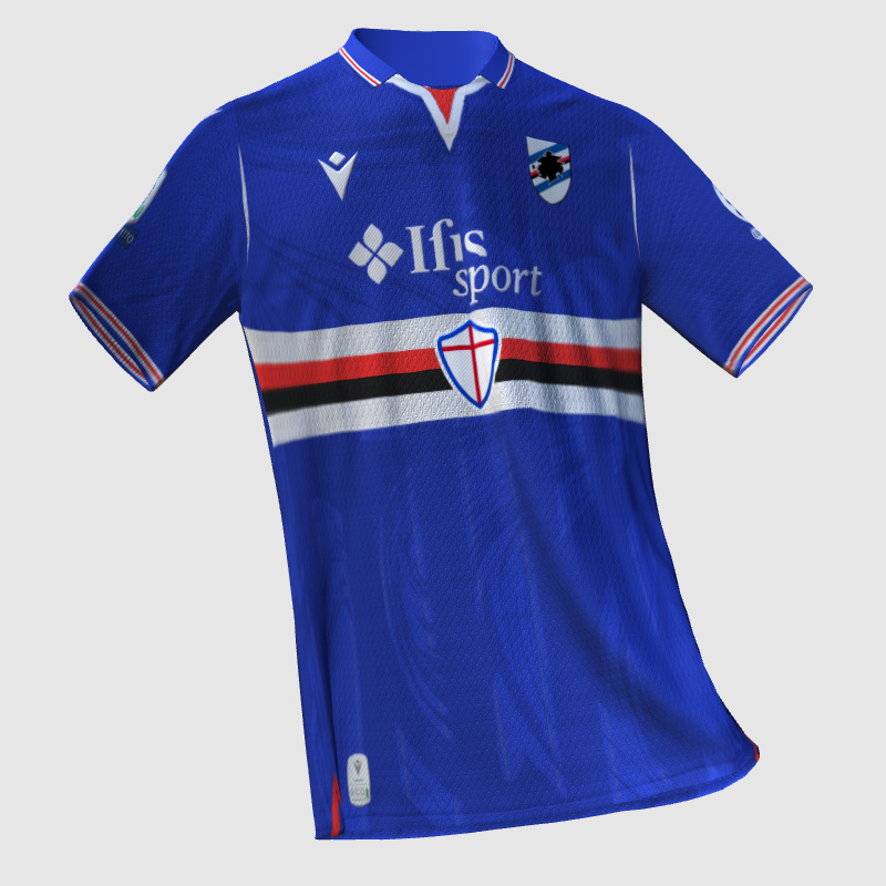 UC Sampdoria Home Kit Concept. - FIFA Kit Creator Showcase