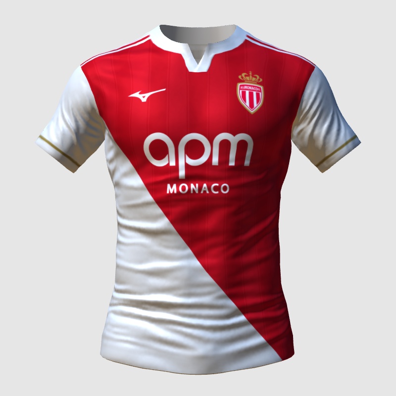 AS MONACO 2025/26 HOME - FIFA Kit Creator Showcase