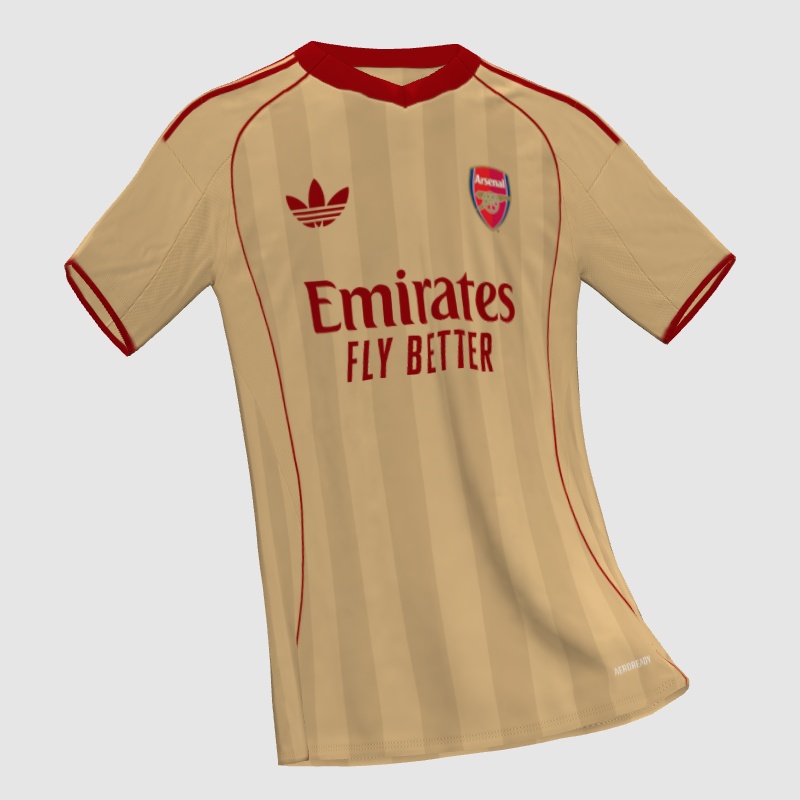 Arsenal Gold kit - FIFA Kit Creator Showcase