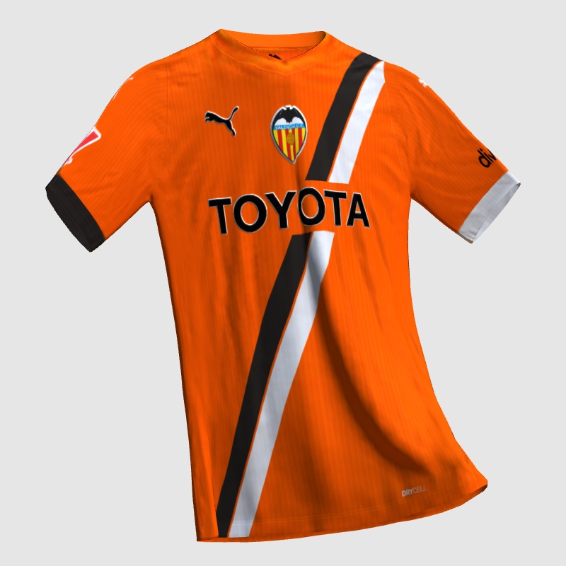 Valencia CF x Puma - Away - FIFA Kit Creator Showcase