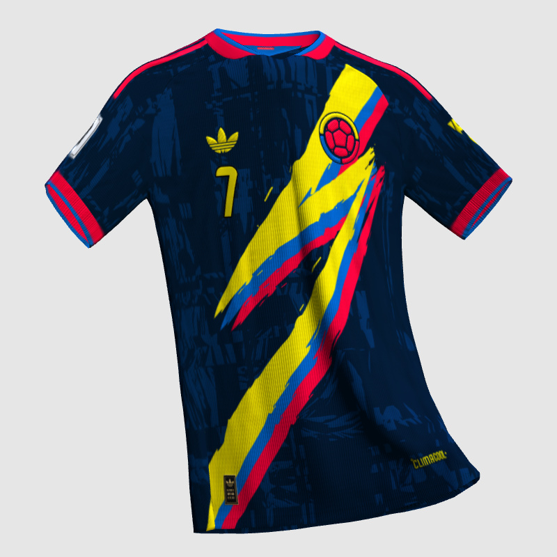 Colombia 2026 Away Concept - FIFA Kit Creator Showcase