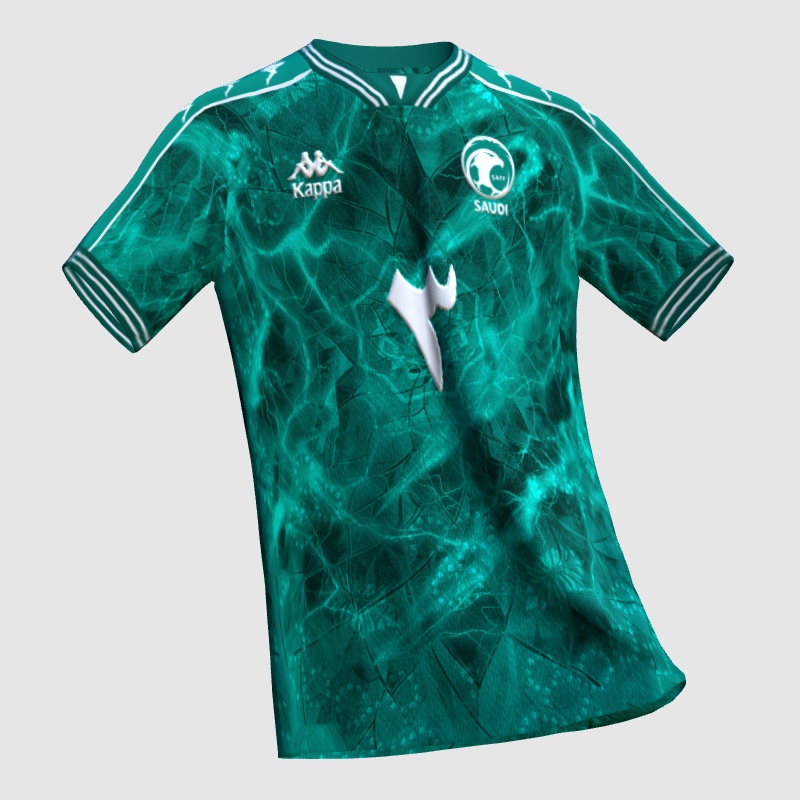 Saudi Arabia X Kappa Home Kit Concept - FIFA Kit Creator Showcase