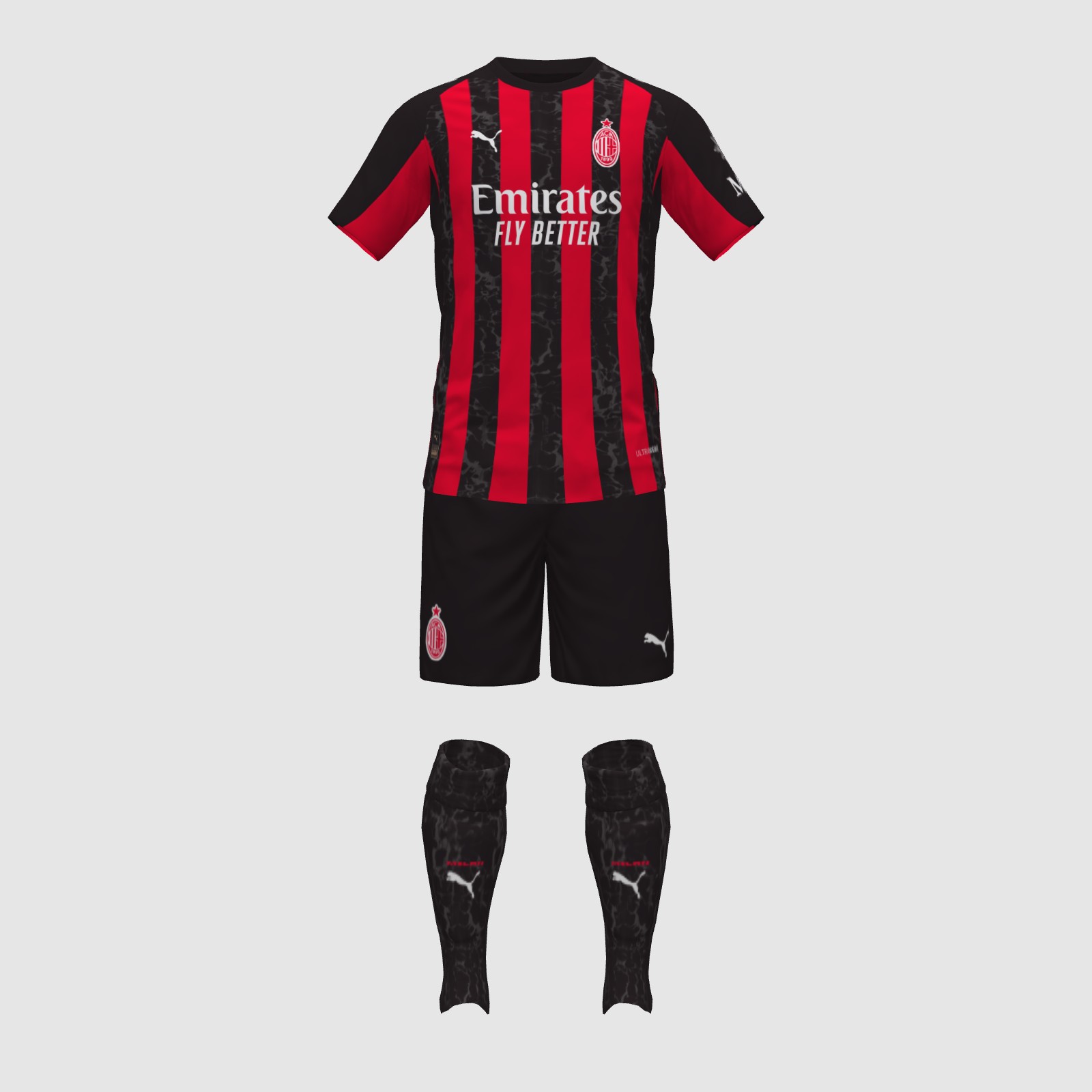 AC Milan 25/26 first kit - FIFA Kit Creator Showcase