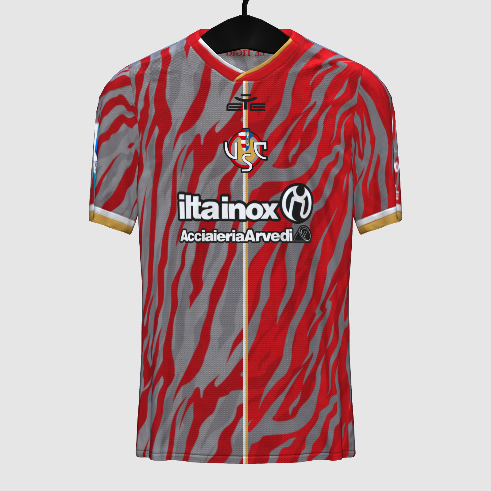 US Cremonese x Eye 2025/26 home concept kit - FIFA Kit Creator Showcase