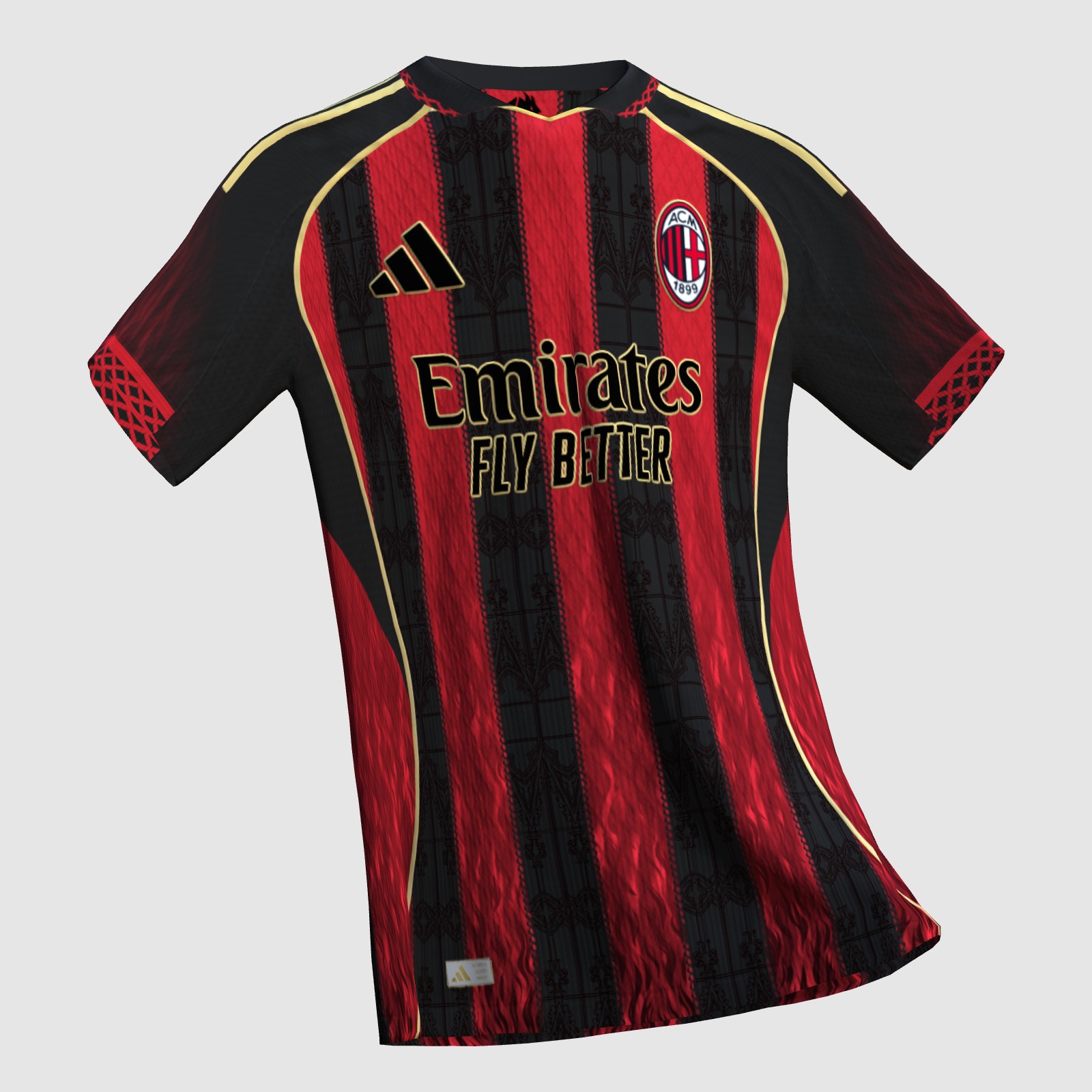AC Milan x Adidas Home Concept v.2 - FIFA Kit Creator Showcase