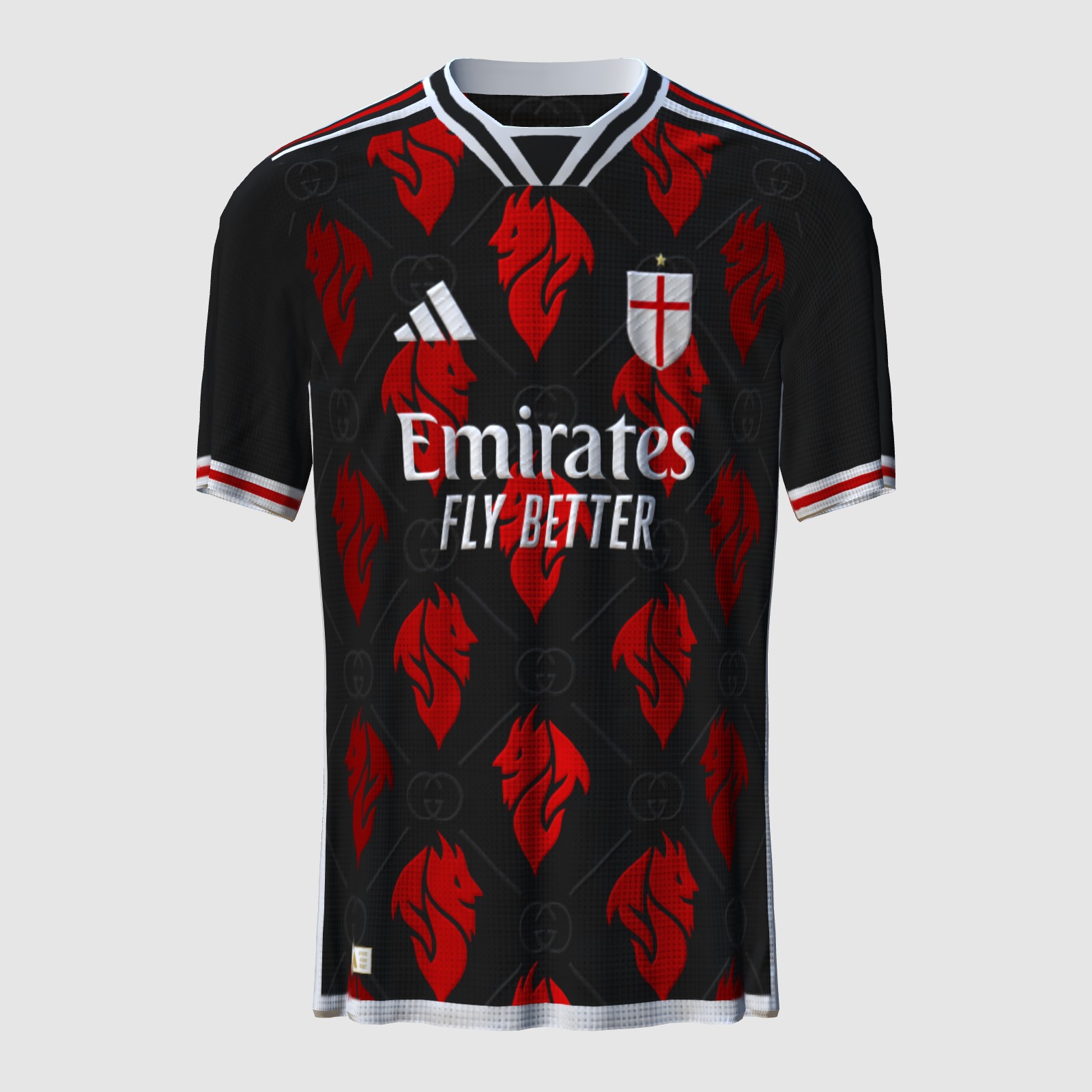 ADIDAS x AC MILAN (ALT. COLLAR) - FIFA Kit Creator Showcase