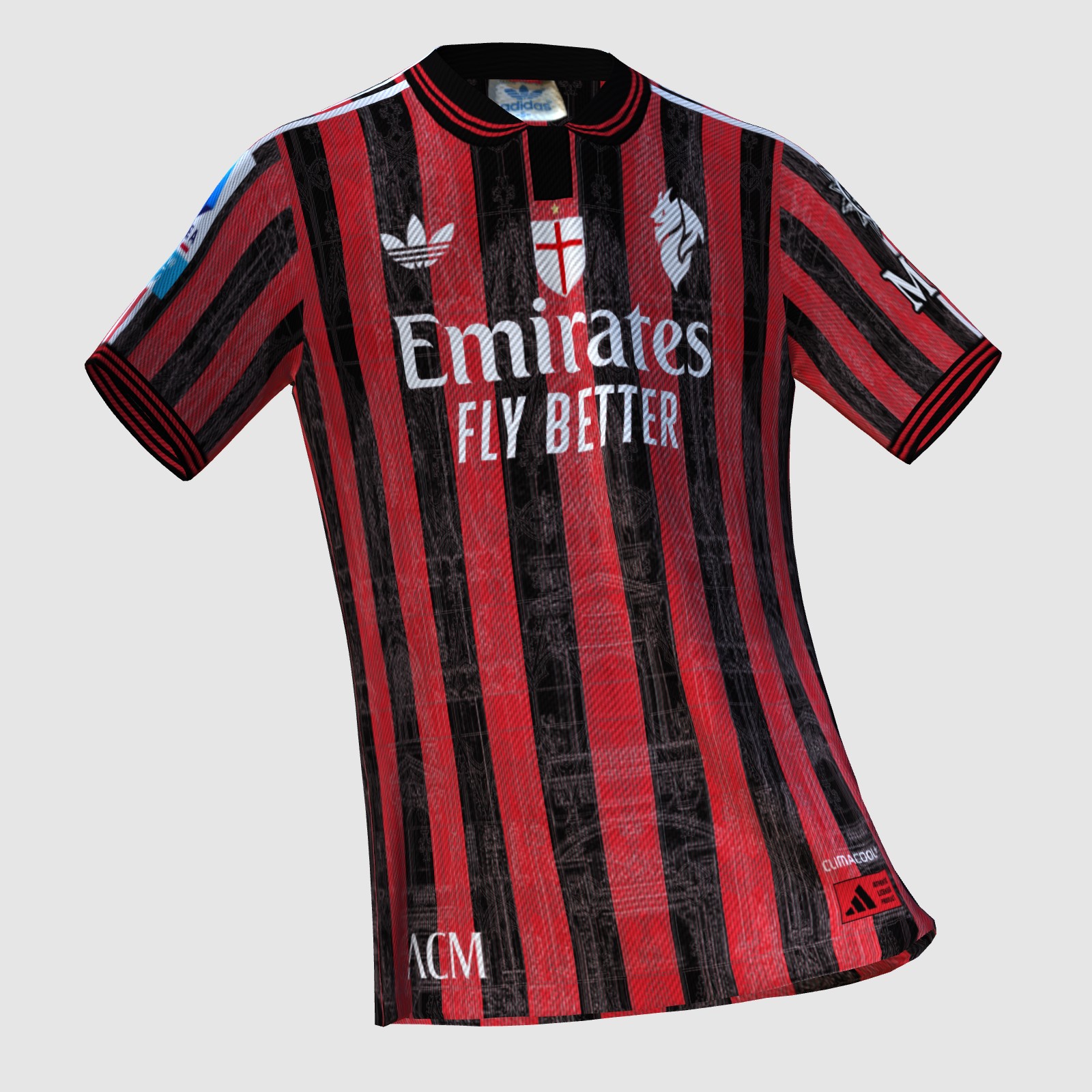 AC Milan Classic Home Kit V.2 - FIFA Kit Creator Showcase
