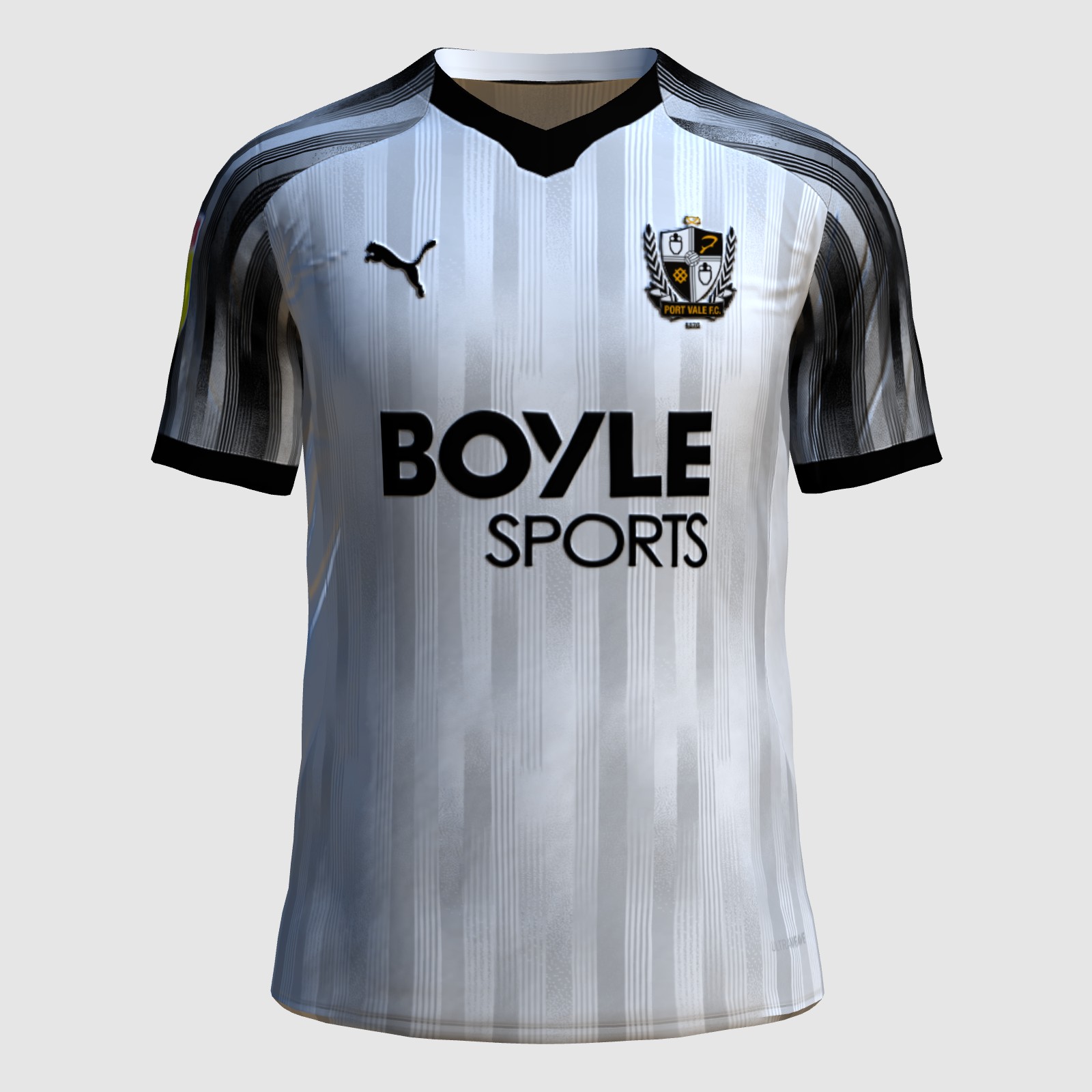 Port Vale X Puma Home Kit - FIFA Kit Creator Showcase