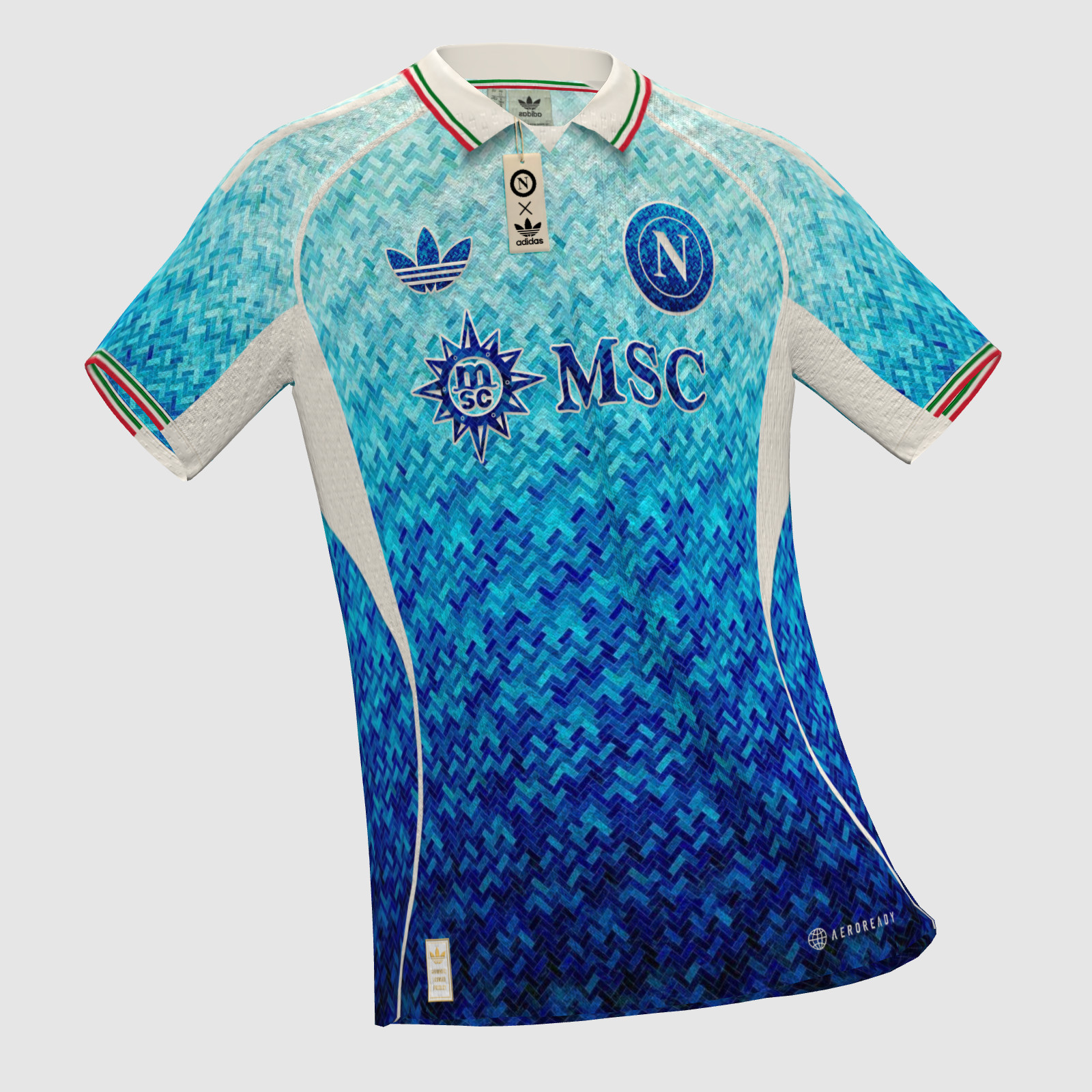 NAPOLI X ADIDAS kit concept by azerr_design - FIFA Kit Creator Showcase