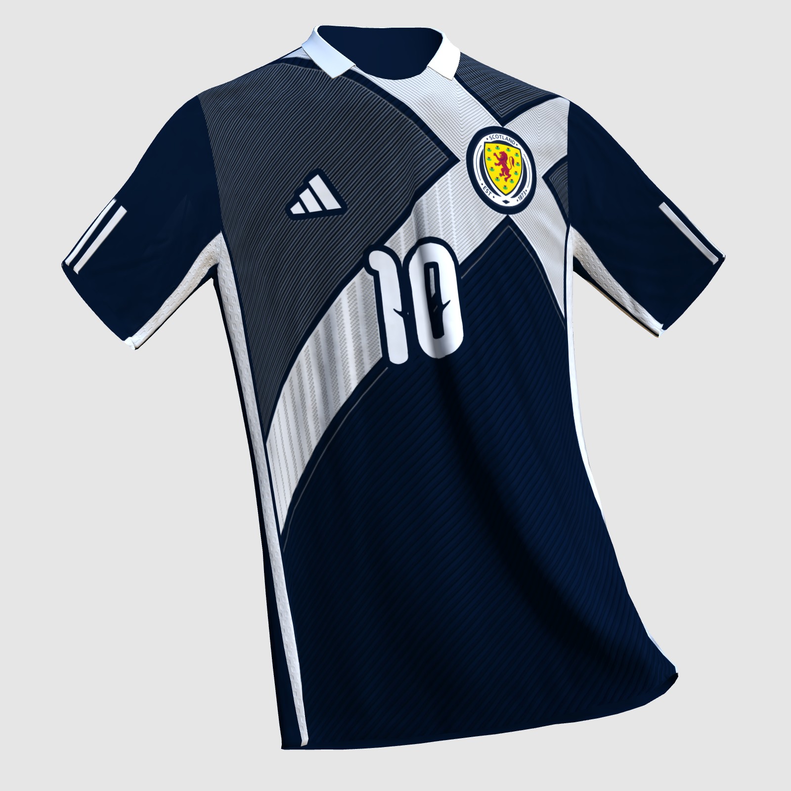 Scotland Home Jersey for Graphic Genius #033 - FIFA Kit Creator Showcase