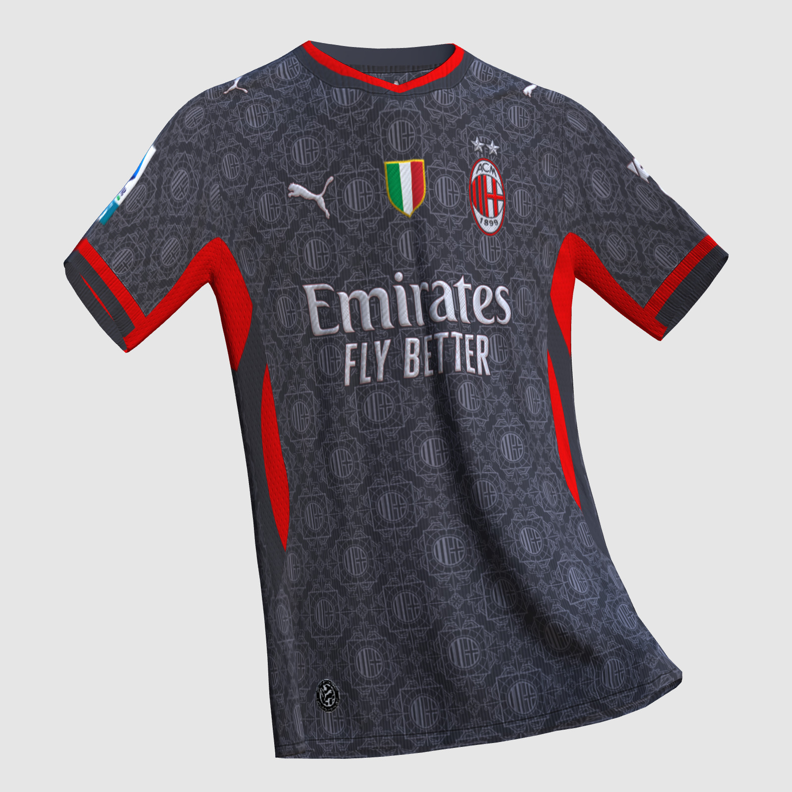 AC Milan 26/27 3rd (FootyHeadlines) - FIFA Kit Creator Showcase