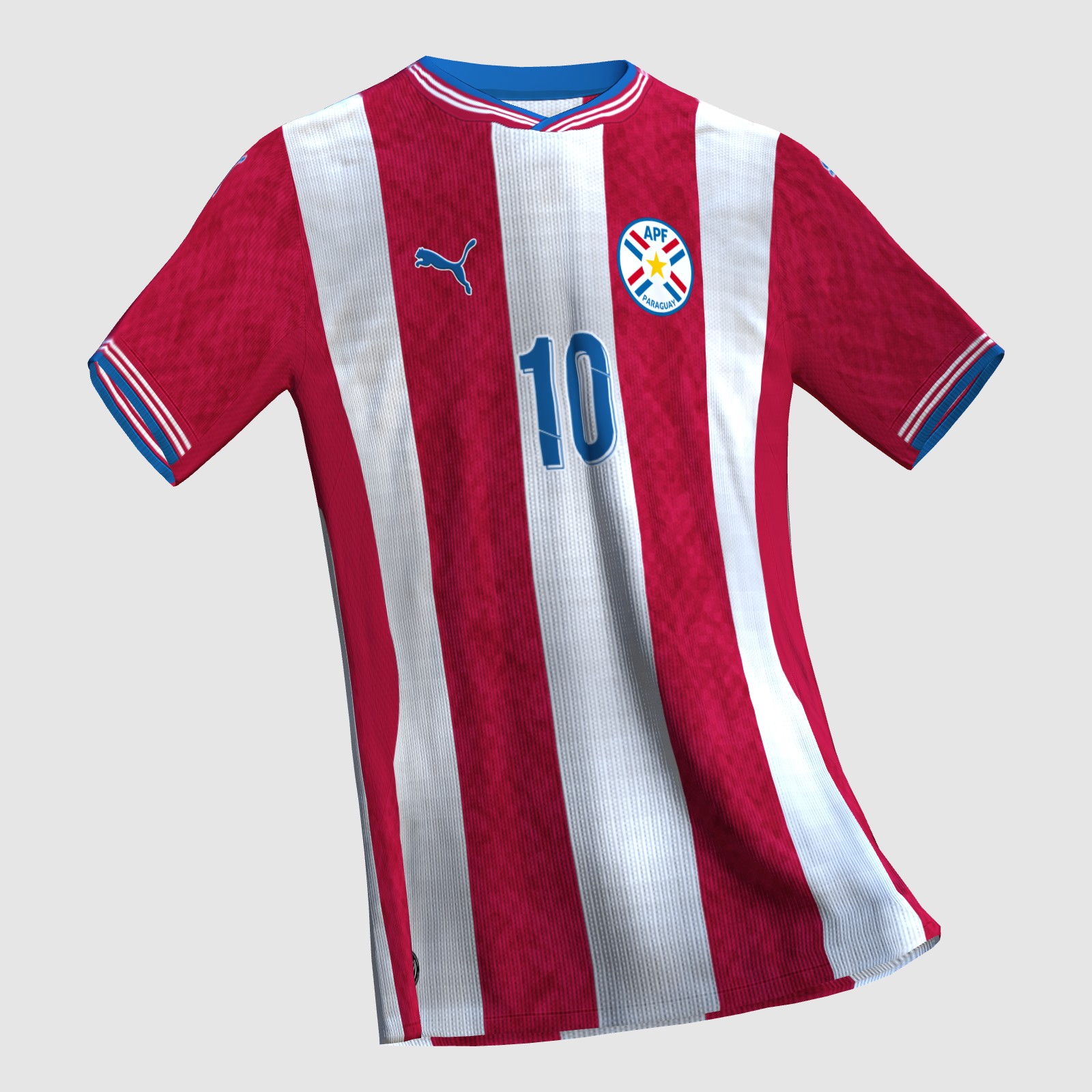 Paraguay NT home Concept - FIFA Kit Creator Showcase
